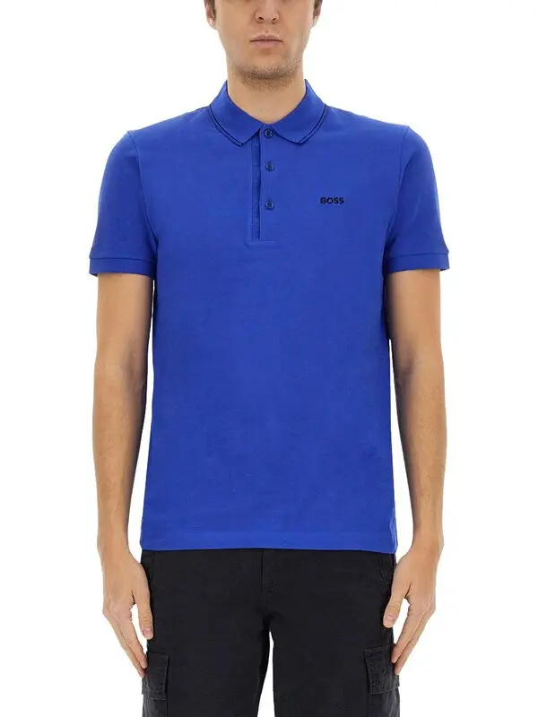 BOSS Polo 'paule 4 - Blue