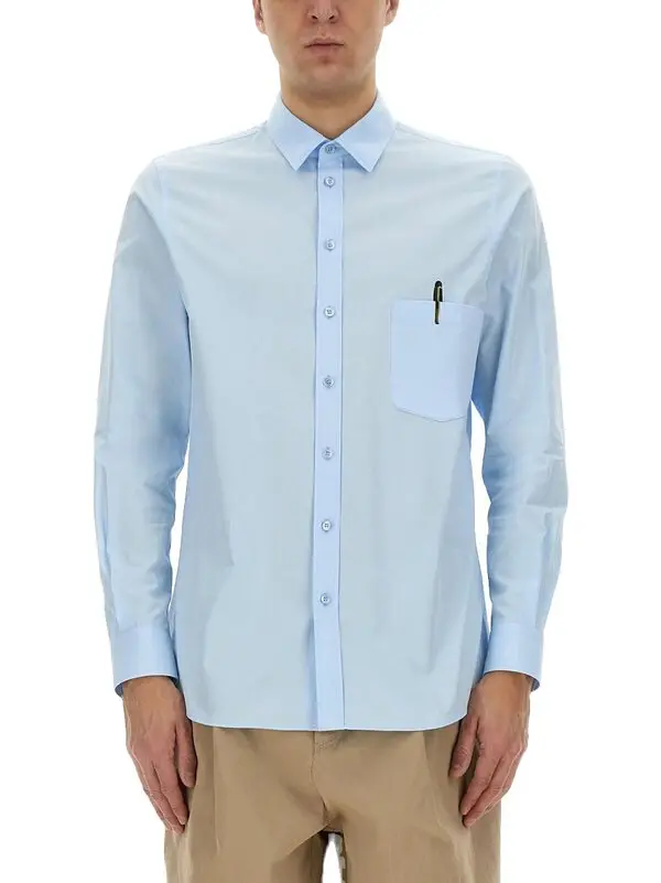 Moschino Office Inspiration' Shirt - Baby Blue
