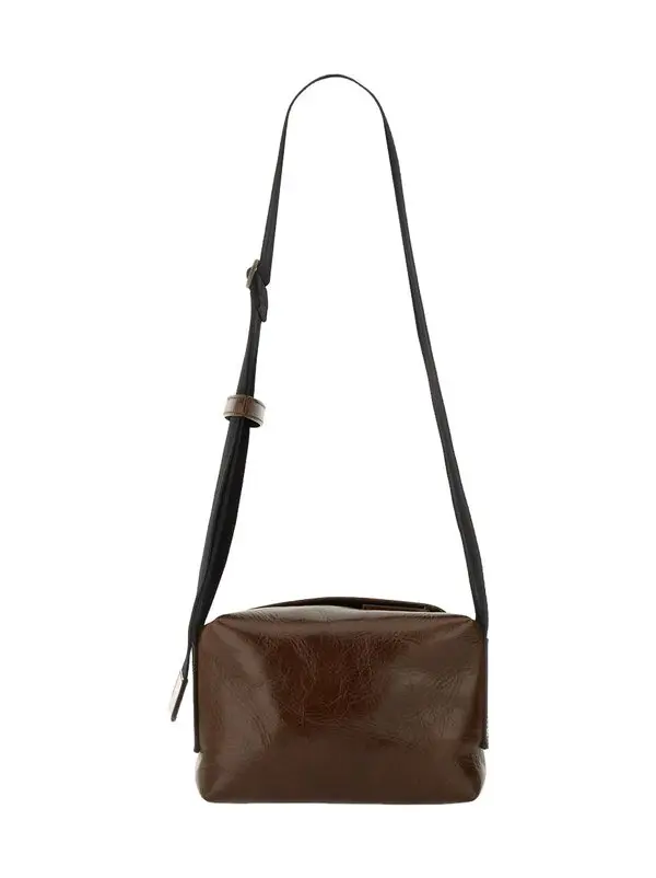 UMA WANG Leather Shoulder Bag - Brown
