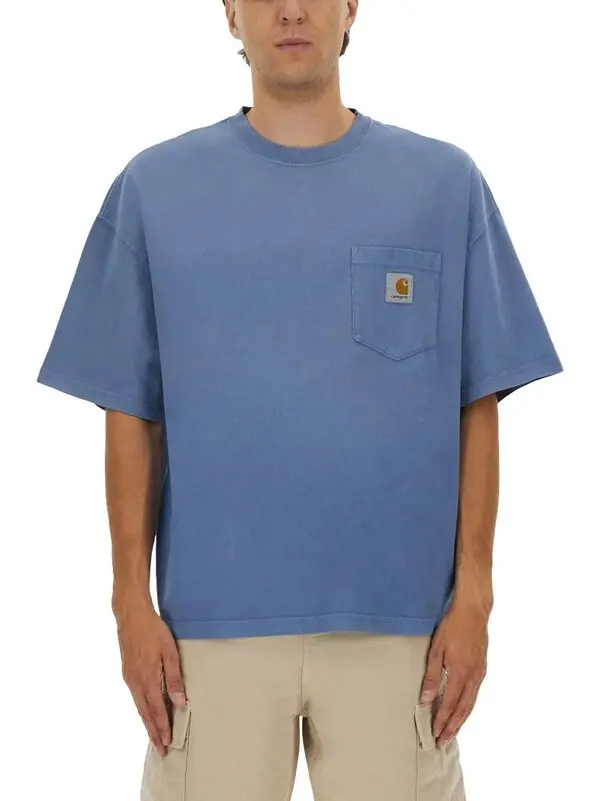 Carhartt Work In Progress Hudson Pocket T-shirt - Baby Blue