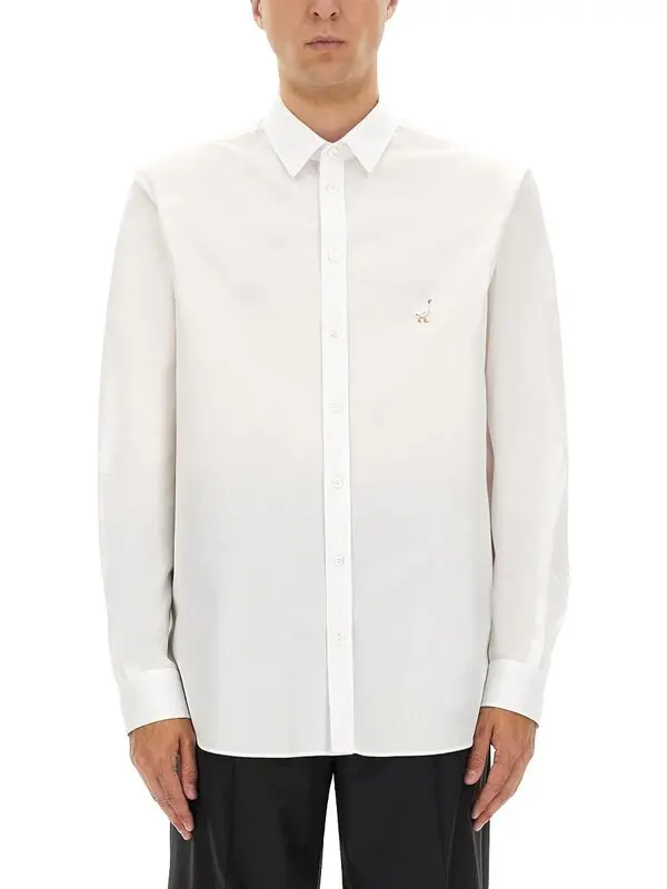 Moschino Cotton Poplin Shirt - White