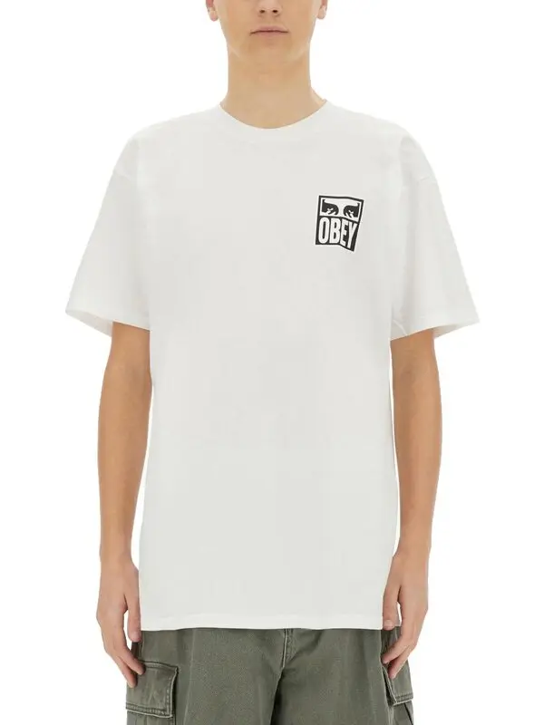 Obey Eyes Icon 2' T Shirt - White