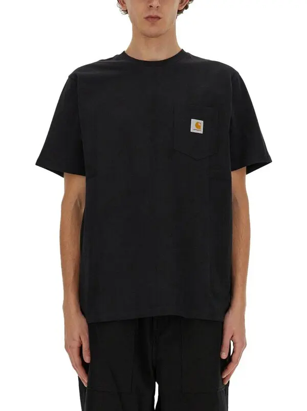 Carhartt Work In Progress T-shirt With Pocket - Black