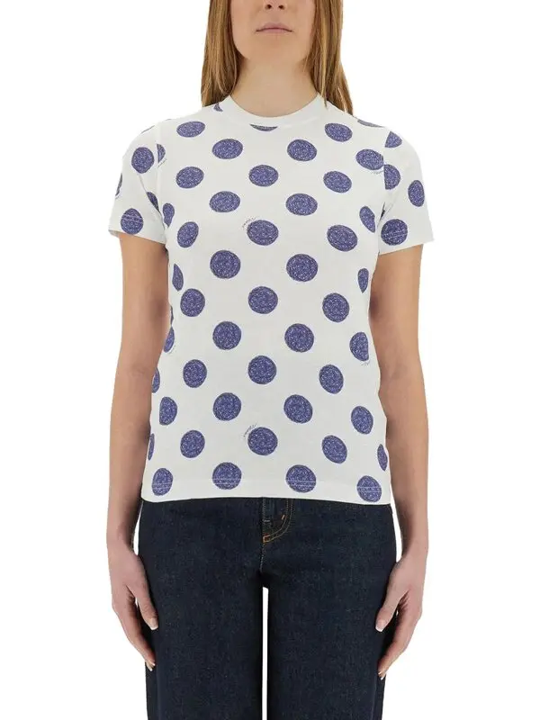 Moschino Polka Dot T-shirt - White