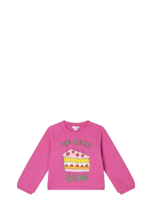 Stella McCartney Printed Sweatshirt - Fuchsia