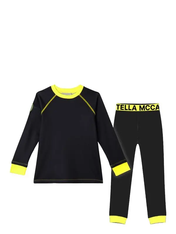 Stella McCartney T-shirt With Pants Set - Black