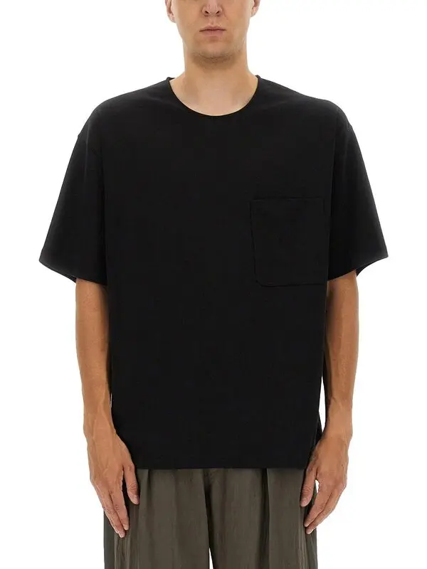 LEMAIRE Relaxed-fit T-shirt - Black