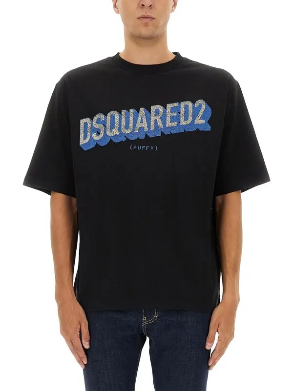 Dsquared2 T-shirt With Logo - Black