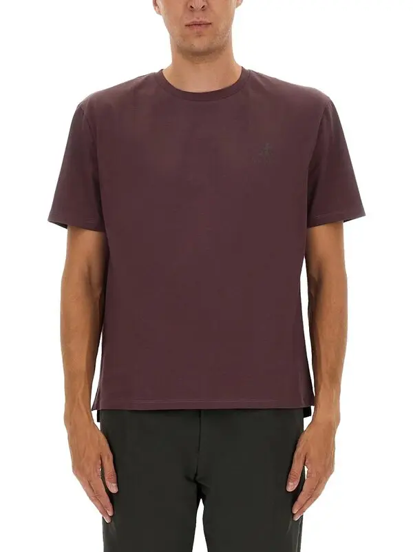 Premiata T-shirt With Logo - Bordeaux