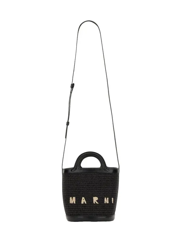 Marni Borsa 'tropicalia' Micro - Black