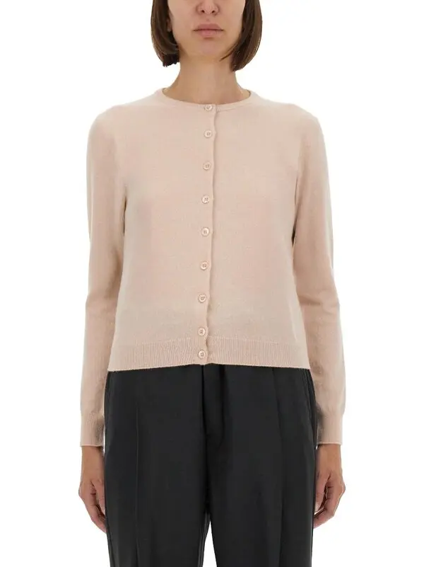 MAISON MARGIELA Knitted Cardigan - Pink
