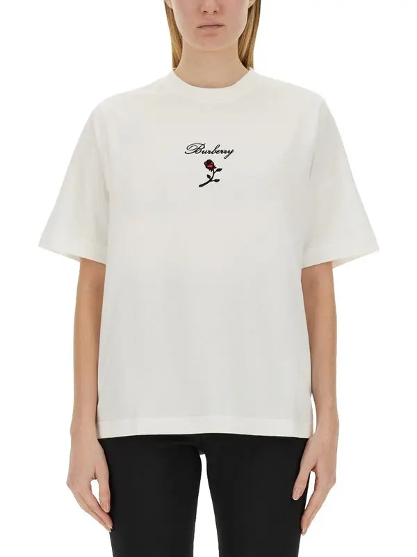 Burberry Logo T-shirt - White