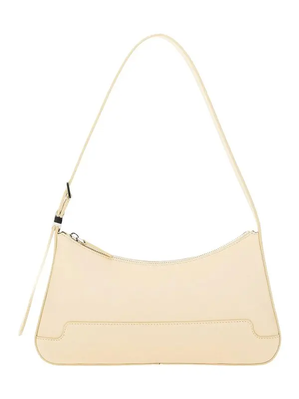 Marni Leather Shoulder Bag - Beige