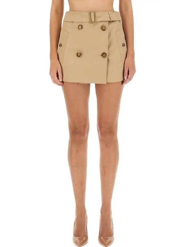 Burberry Mini Skirt - Beige