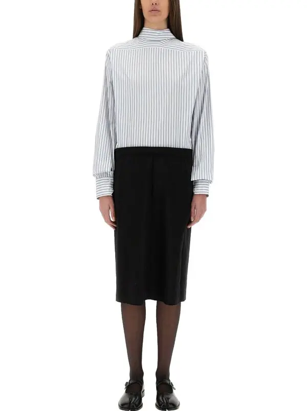 MAISON MARGIELA Inverted Striped Dress Shirt - Multicolour