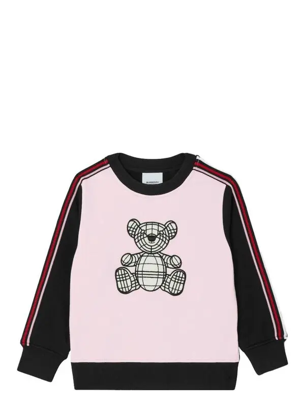 Burberry Talbot Bear Crewneck Sweater - Pink