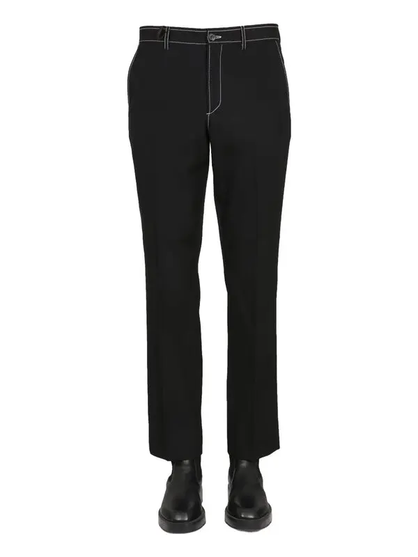 Burberry Slim Fit Trousers - Black