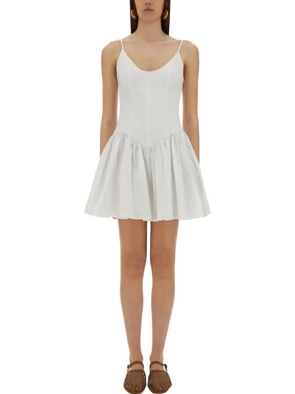 Staud Dena Mini Dress - White