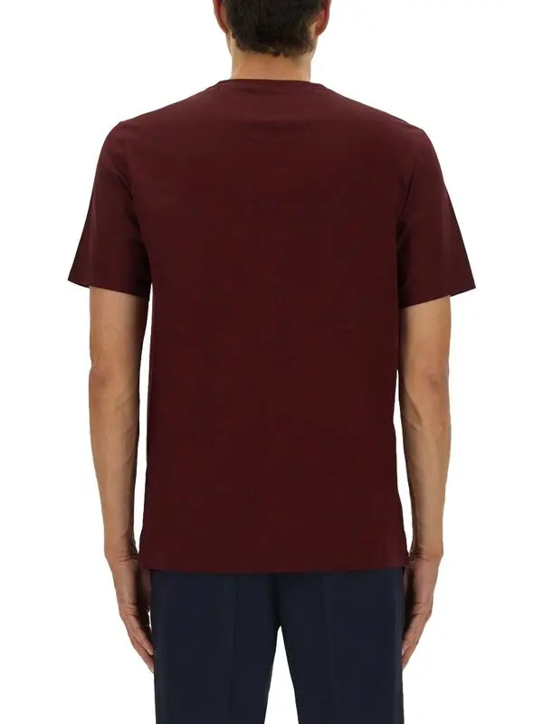 Paul Smith Striped Pocket T-shirt - Red