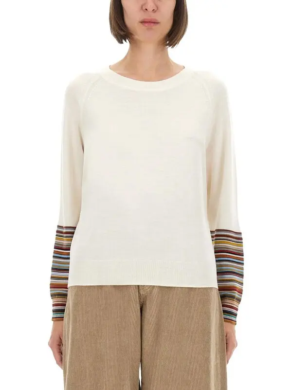 Paul Smith Signature Stripe Jersey - Ivory