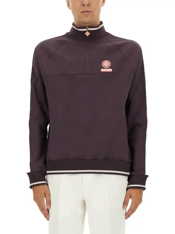 Casablanca Laurel Sweatshirt - Purple