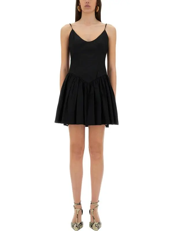 Staud Fitted Mini Dress - Black