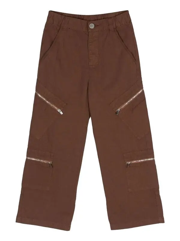 Jacquemus Wide Leg Pants - Brown