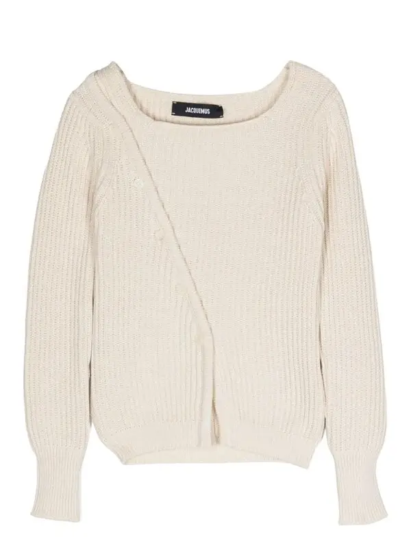 Jacquemus Tricot Cardigan - Beige