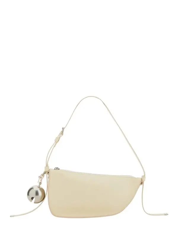 Burberry Mini 'shield' Bag - Ivory