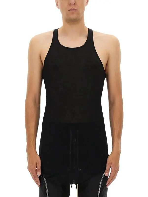 Rick Owens Cotton Tank - Black