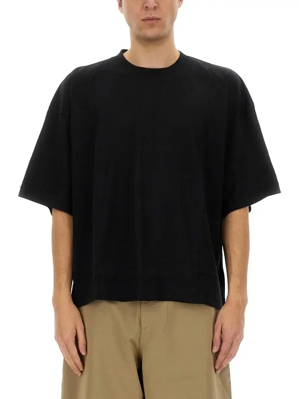 Studio Nicholson T-shirt In Jersey - Black