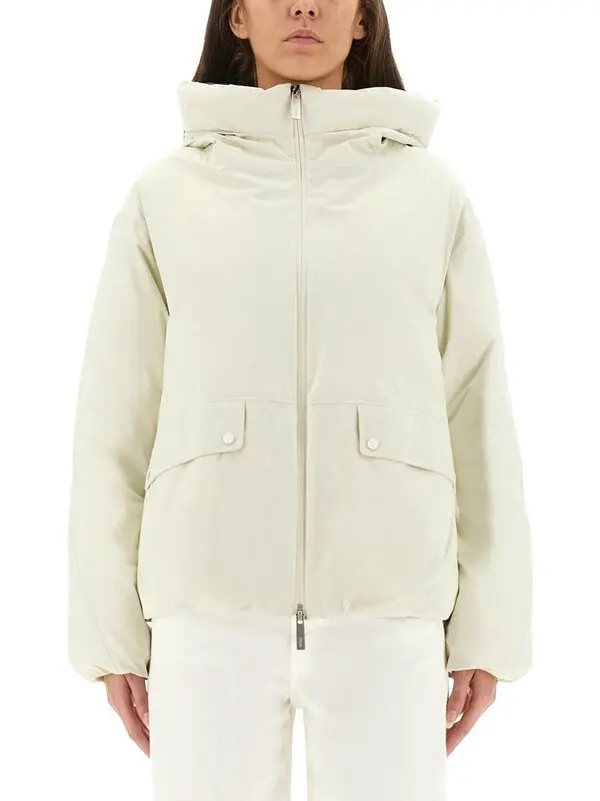 Herno Goretex Hooded Jacket - Ivory