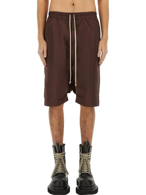 Rick Owens Rick's Pods Shorts - Brown