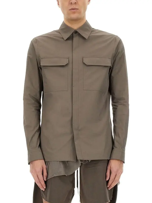 Rick Owens Work Shirt - Grey