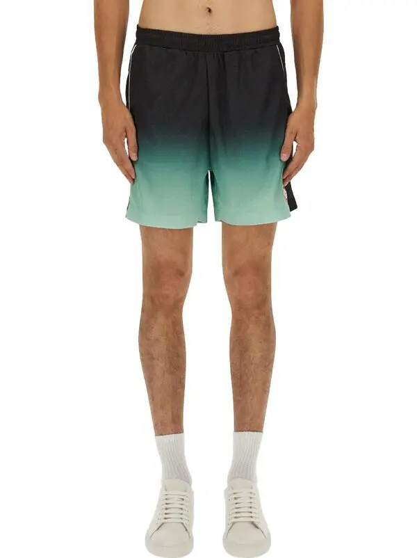 Casablanca Jacquard Football Shorts - Green