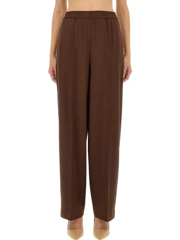 Fabiana Filippi Wide Leg Trousers - Brown