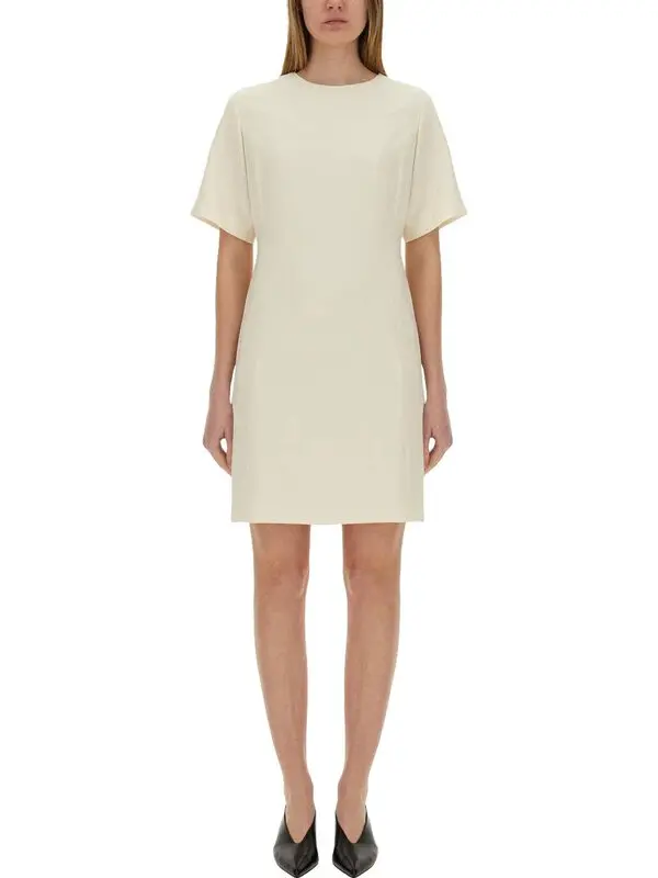 Theory Boxy Short Dress - Ivory