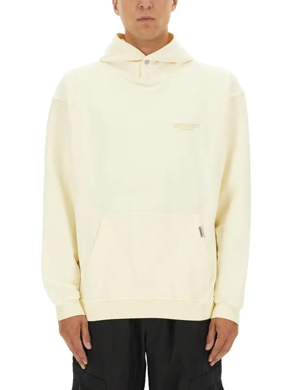 REPRESENT Cotton Hoodie - Beige