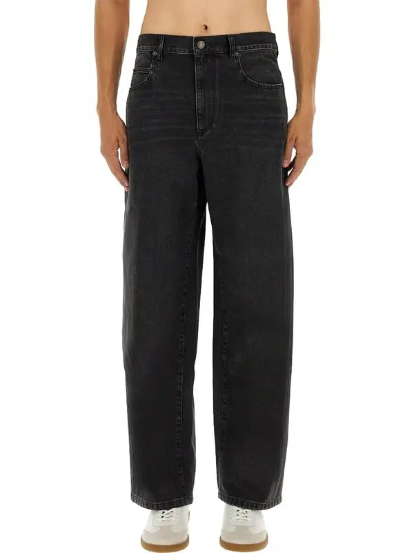 MARANT Cotton Trousers - Black