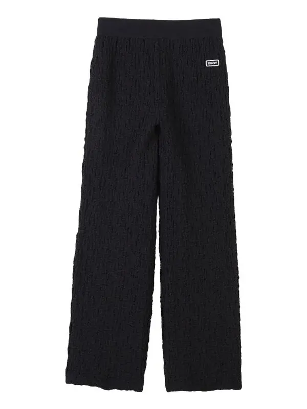 Dkny Straight Leg Trousers - Black