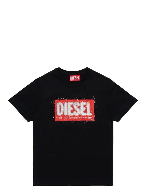 DIESEL® T-adjust-q10 T-shirt - Black