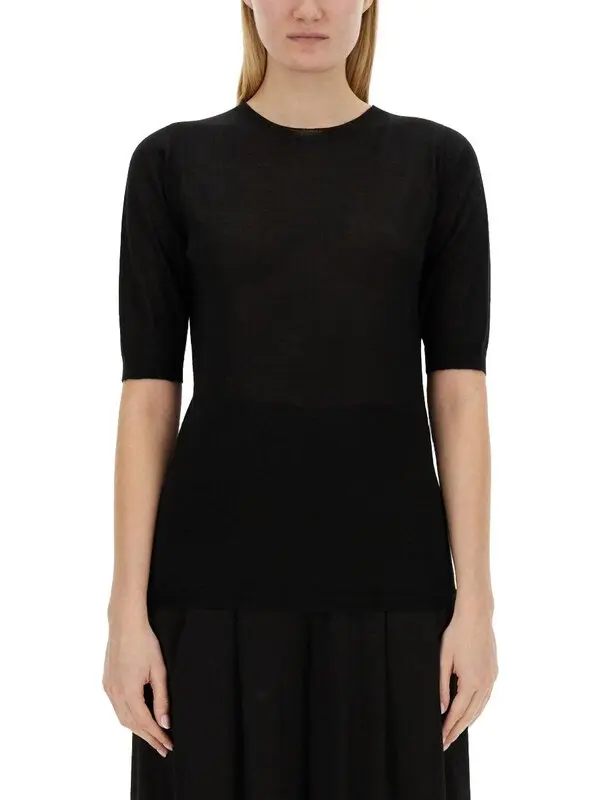 Fabiana Filippi Cashmere And Silk Sweater - Black