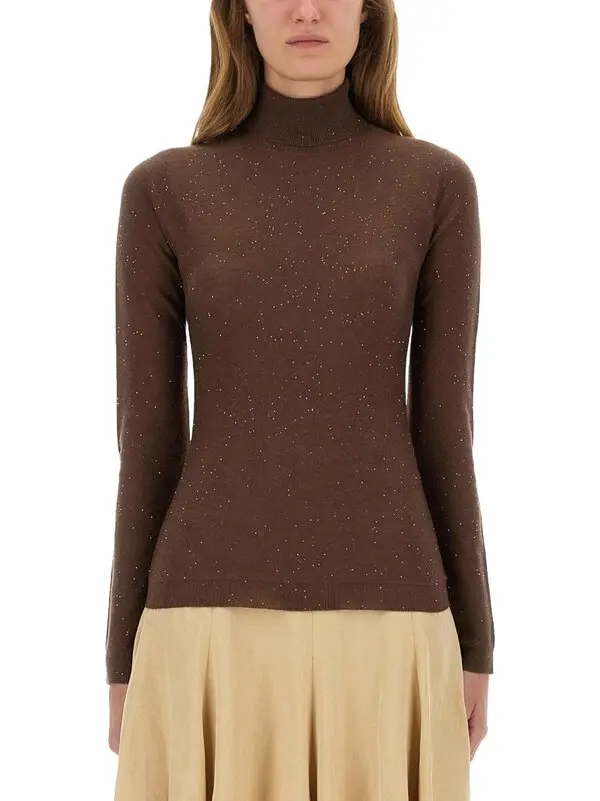 Fabiana Filippi Wool Jersey - Brown