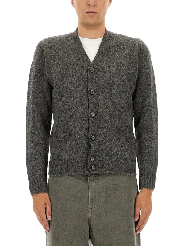 Aspesi Knitted Cardigan - Grey