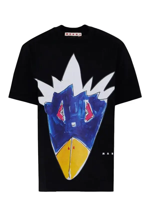 Marni T-shirt With Logo - Black