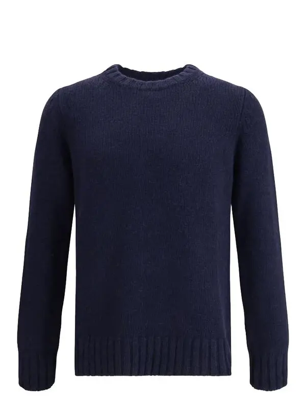 ARAGONA Crew-neck Sweater - Blue