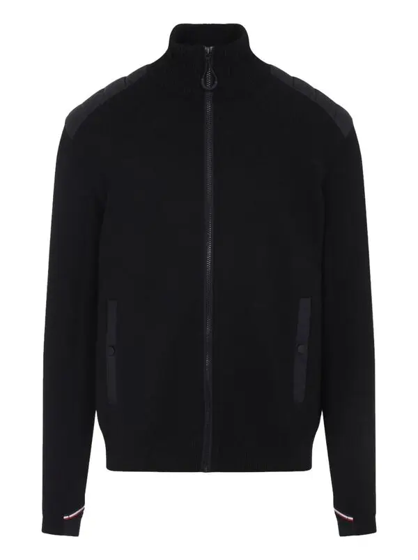 Moncler Zip-up Cardigan - Black