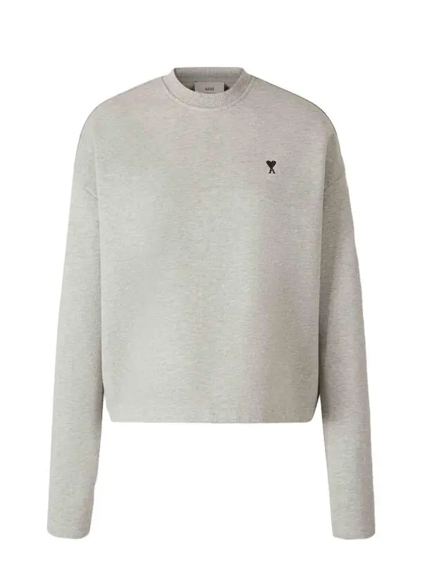 Ami Round Neck Sweatshirt - Grey