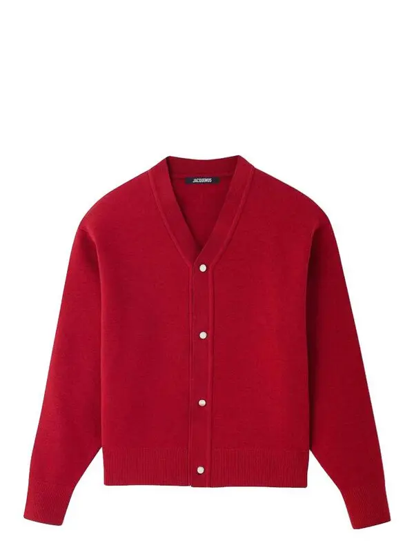 Jacquemus Doppio Cardigan - Red
