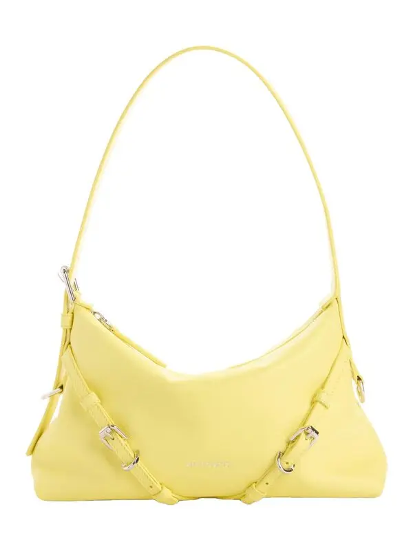 Givenchy Nano Voyou Leather Shoulder Bag - 725-acid Yellow